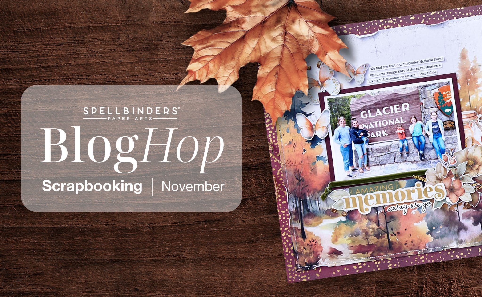 Spellbinders Blog Hop November 2024 - Forever Grateful Layout - Guía De ...