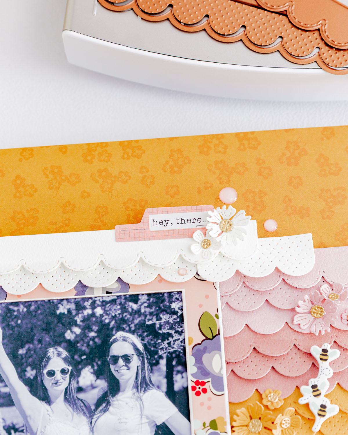 Friends Forever Layout with Spellbinders and Simple Stories - Guía De ...