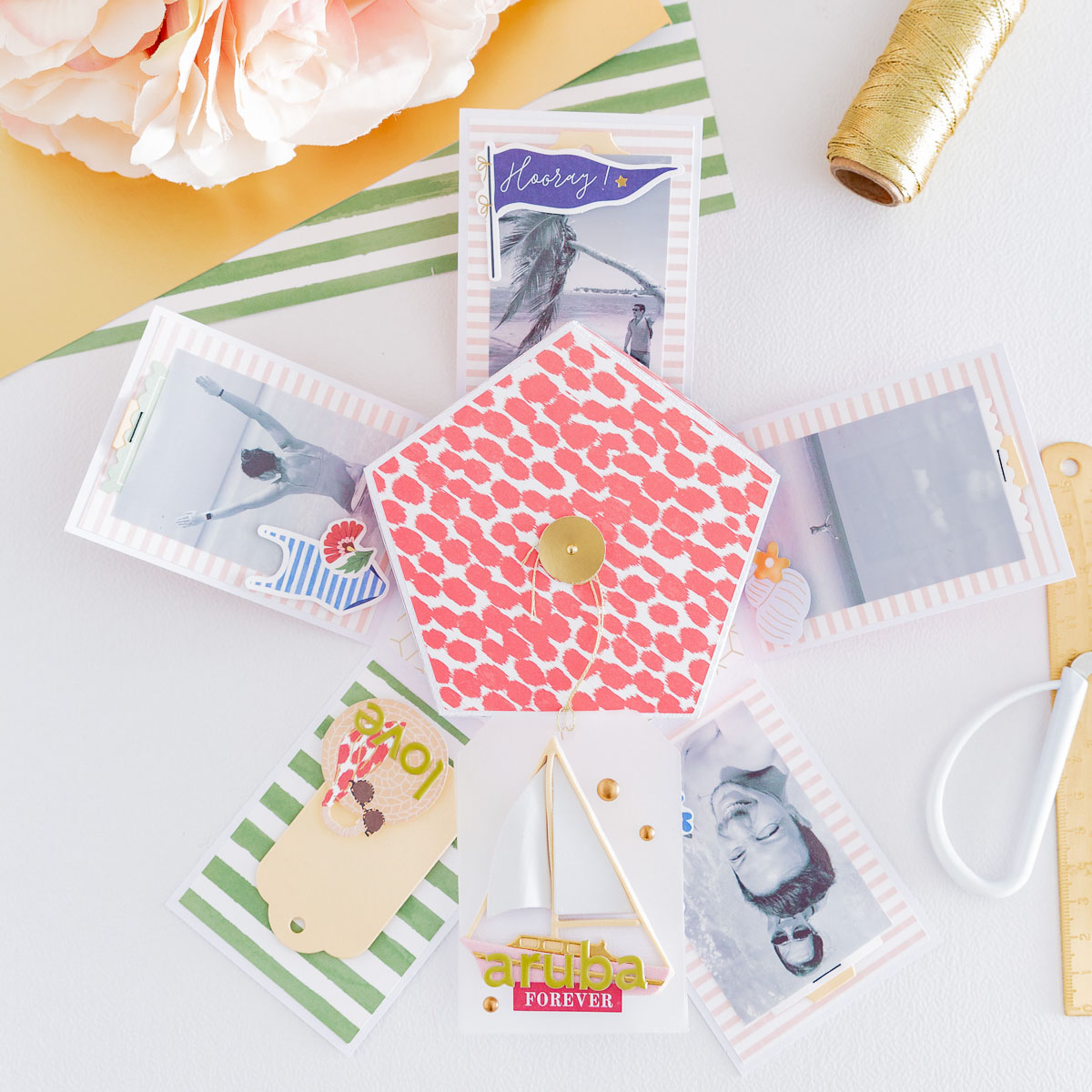 Love Aruba Explosion Box Mini Album with Spellbinders – Guía De ...